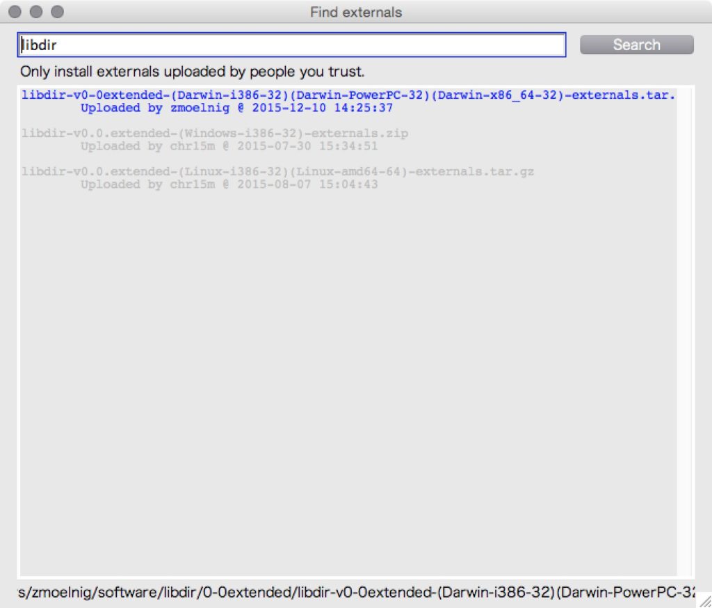 PureData vanillaでdekenを使ってGemを導入する – Pure Data Japan